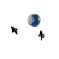 arrow earth Cursors
