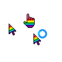 Baker Pride Flag Cursors