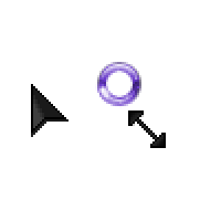 Black Royale Amethyst Cursors