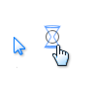 Blue Aero Cursors