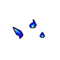 Blue Pixie Fire Cursors