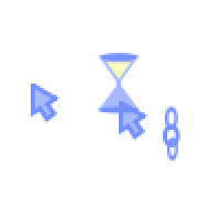 Blue Transparent Cursors