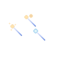 Cute Blue Magic Wand Cursors