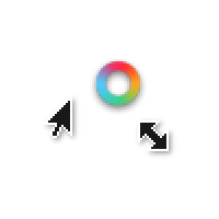 Cake OS Dark Cursors