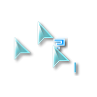Clear Cyan Cursors