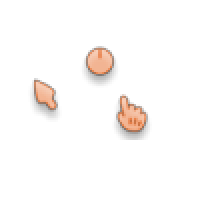 Comix Orange Cursors