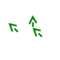 GREEN MATRIX Cursors