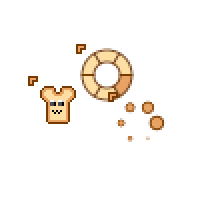 Cute Bread Pointers Cursors