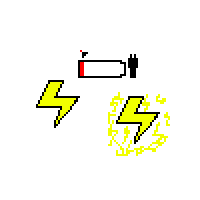 Energy Lightning Bolt Cursors