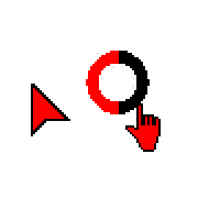 Epileptic Black 'N Red Cursors