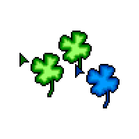 Four-Leaf Clover (Good Luck) Cursors