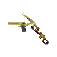 Realistic Golden Guns Cursors