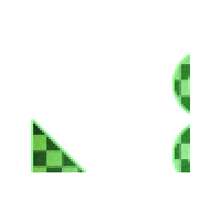 Green Checkered Cursors