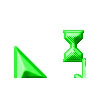 Green Gemstone Cursors