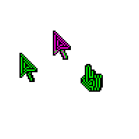 Green Illusion Cursors