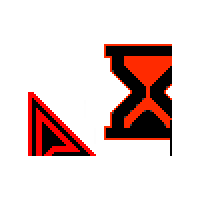 Highly Visible Big Black & Red Cursors