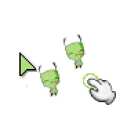 Invader Zim Gir Cursors