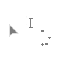 Metro X3 Bold Stealth Black Cursors