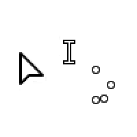 Metro X3 Bold White Cursors