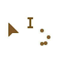 Metro X3 Light Brown Cursors