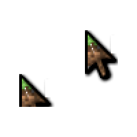 Minecraft Grass block and more Cursors