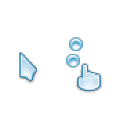 Oxy Light Blue Cursors