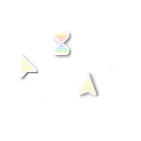 Pastel Sparkle Rainbow Cursors