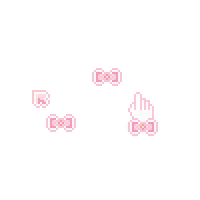Pink Little Bow Cursors