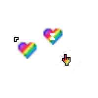 Rainbow Heart Cursors