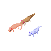 Realistic Axolotl Cursors