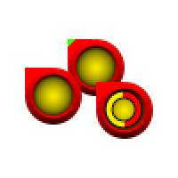 Red - yellow metallic Cursors