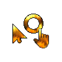 Roaring Flames Cursors