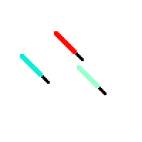 simple lightsabers Cursors