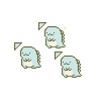 Sumikko Gurashi Tokage Kawaii Blue Dino Cursors