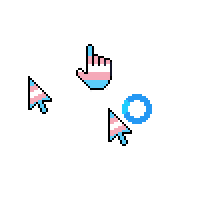 Trans Flag Cursors