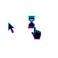 Vaporwave Hotline Black Plus Cursors