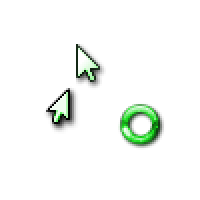 Windows 7 Live Medium Green Cursors