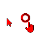 Windows 10 aero red Cursors