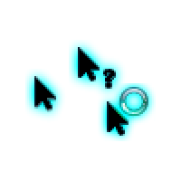 Windows 7 blue glowing Cursors