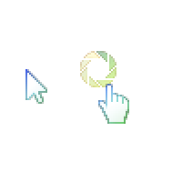 Windows 7 Portal Blue-Green Gradient Special Edit Cursors