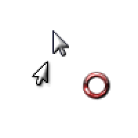 Windows 7 Red Bezel Cursors