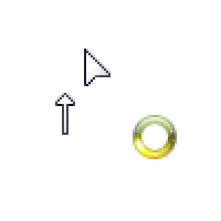 Windows 7 Tailless Yellow Cursors