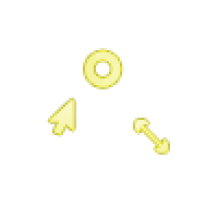 Yellow Transparency Cursors