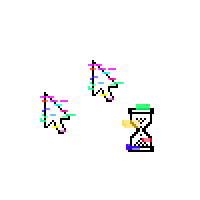 2 Glitched Cursors