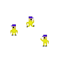 2D pixel man Cursors