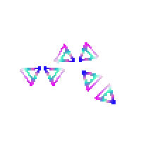 3D Rotating Triangle Cursors