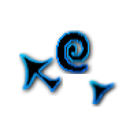 Abstract Blue and Black Cursors