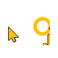aero-amber Cursors