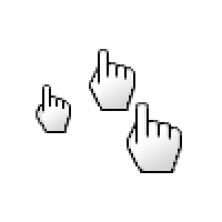 Aero Closed Finger Link Select Cursors