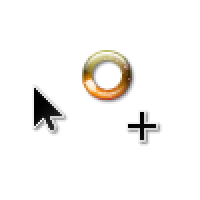 Aero Gold Shadow Medium Sized Cursors